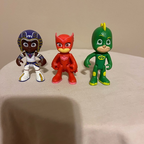 Hasbro | Toys | 3 Pj Masks Gekko Owlette Pharaoh Boy Superhero Action ...